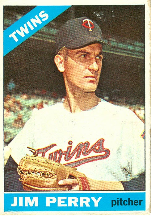 1966 Topps Baseball: Jim Perry (#283)