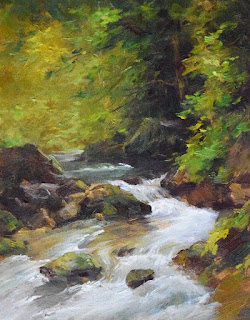 My Paintings: Snow Melt in the Spring