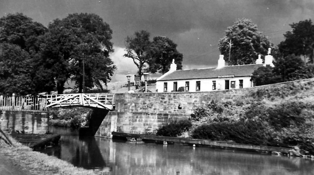 Tour Scotland: Old Photograph Bridge Over Forth And Clyde Canal Cadder ...
