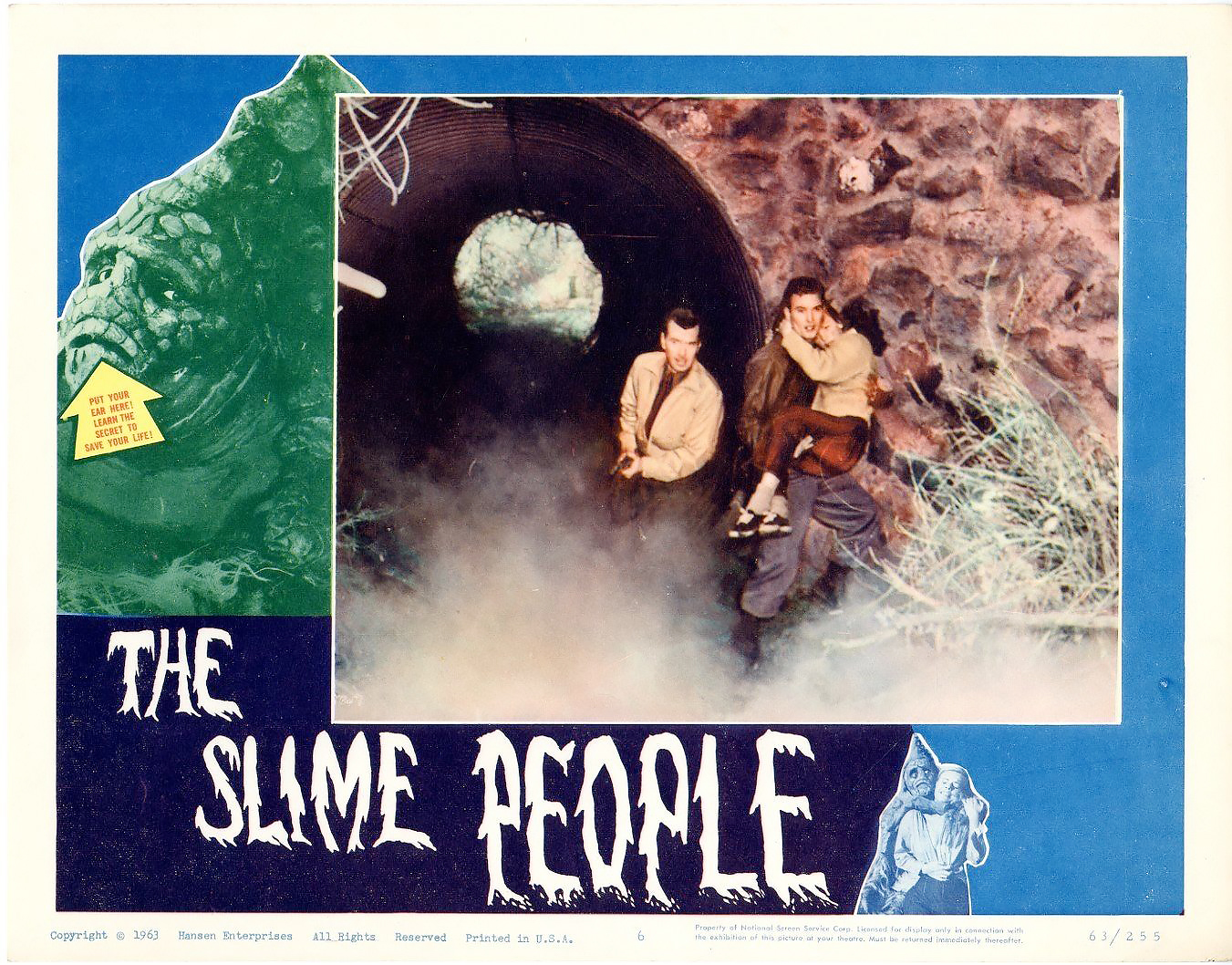 Zontar of Venus: Slime People Lobby Card Set 1963