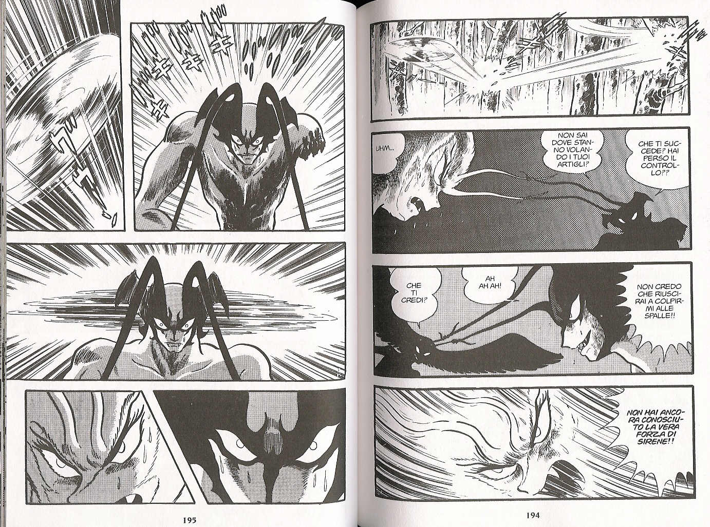 La Puteca di Pakos: Manga - Devilman Vol. 2: lo scontro con l'arpia Silen tra demonologia ...