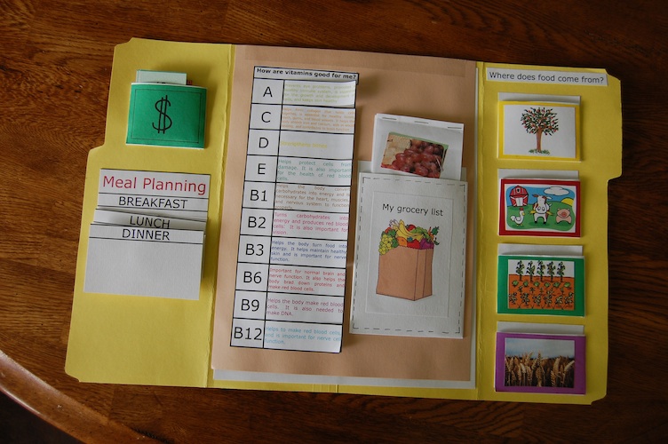 Learning 4 Fun!: Food Lapbook