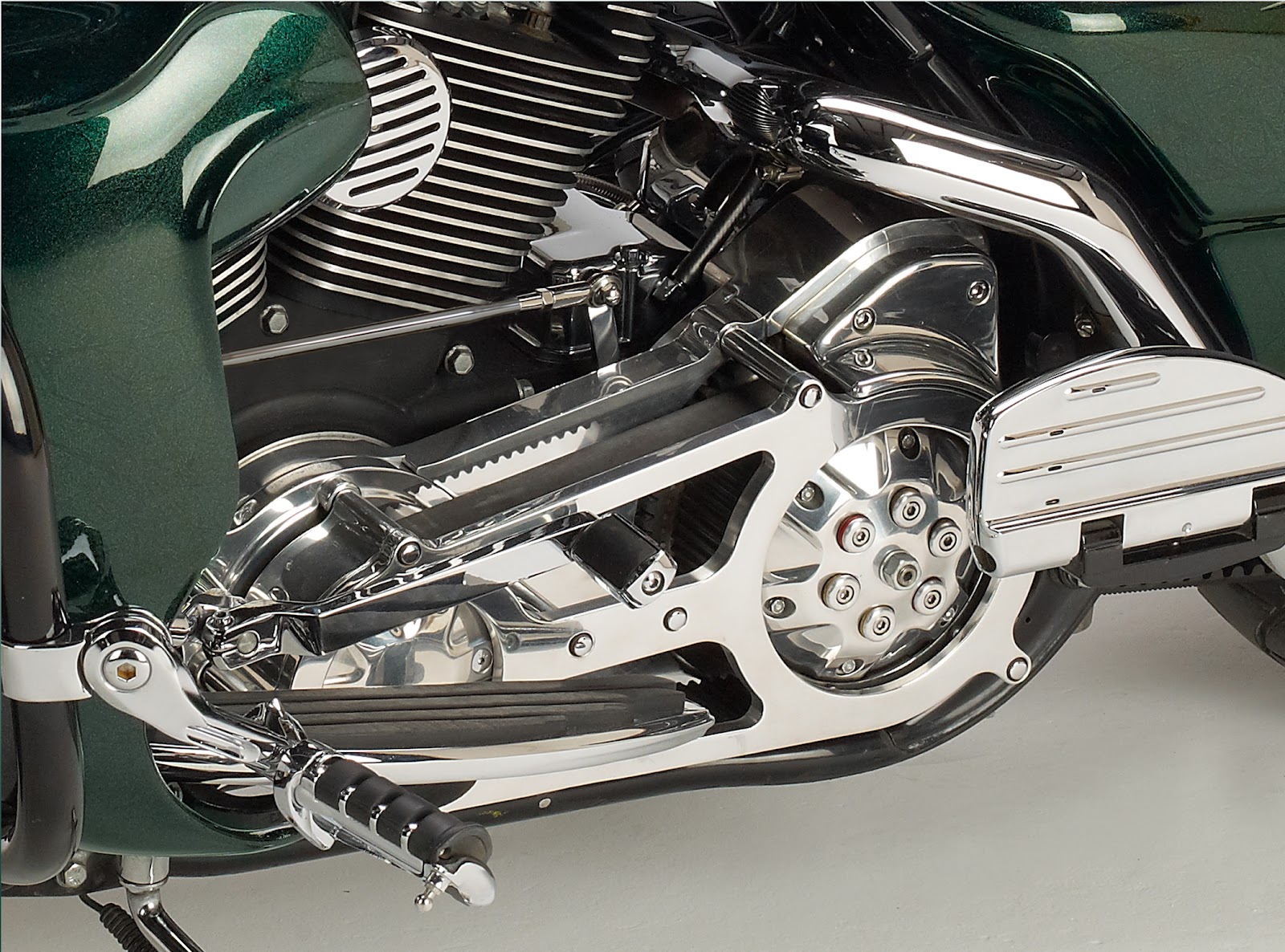 V-Twin News: Ultima 2" Open Belt Drive for Baggers