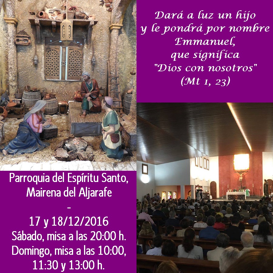 Parroquia Del Esp ritu Santo 17 Y 18 De Diciembre De 2016 IV Domingo parroquia-del-esp-ritu-santo-17-y-18-de-diciembre-de-2016-iv-domingo