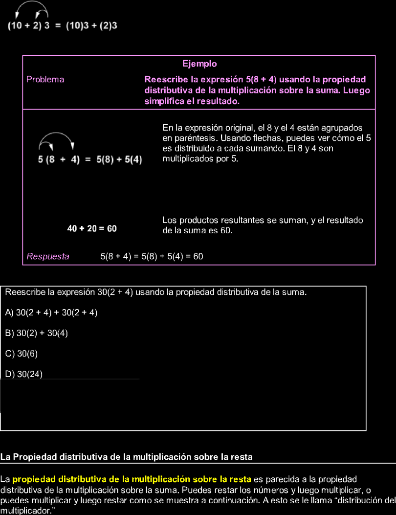 LA PROPIEDAD DISTRIBUTIVA EJEMPLOS Y EJERCICIOS RESUELTOS PDF LA PROPIEDAD DISTRIBUTIVA EJEMPLOS Y EJERCICIOS RESUELTOS PDF