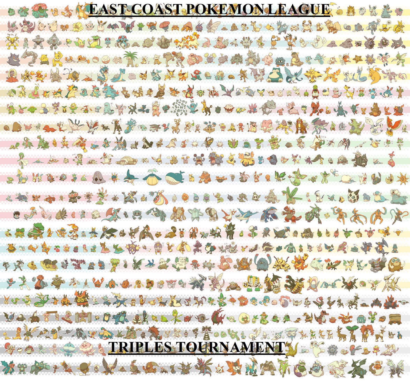 East Coast Pokemon League: October 2011