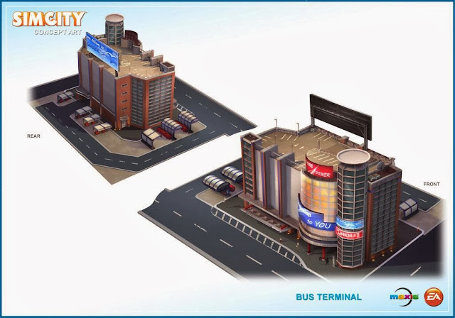 The Sim City Planning Guide: SimCity Conceptual Art