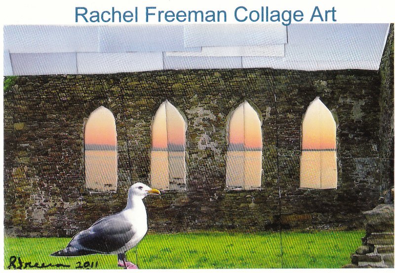 POSTCARD READINGS: rachel freeman collage art