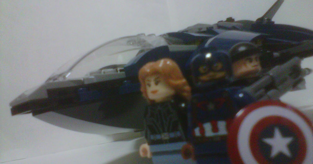 レゴ キャプテン・アメリカ シールドのクインジェット LEGO Captain America Shield's Quinjet Moc