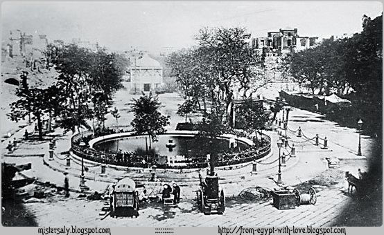 From Egypt With Love: Mansheya Square Alexandria from 1857