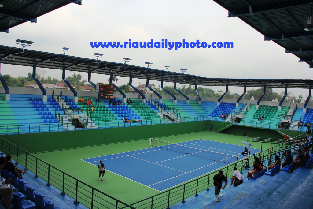 VENUE TENIS PON XVIII RIAU | RIAU DAILY PHOTO