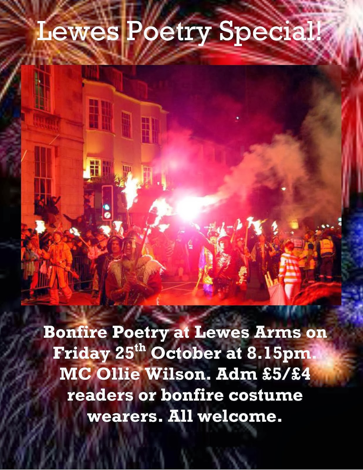 Poets On Fire: LEWES: Bonfire Poetry