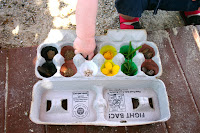 Handprints on the Walls: Nature Walk Egg Carton