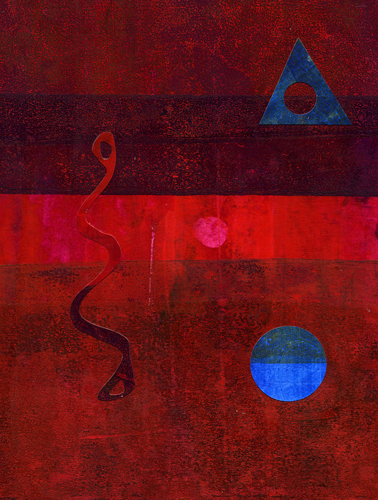 Michèle Brown Artist - The Old Cells Studio: Two collage and monoprint ...