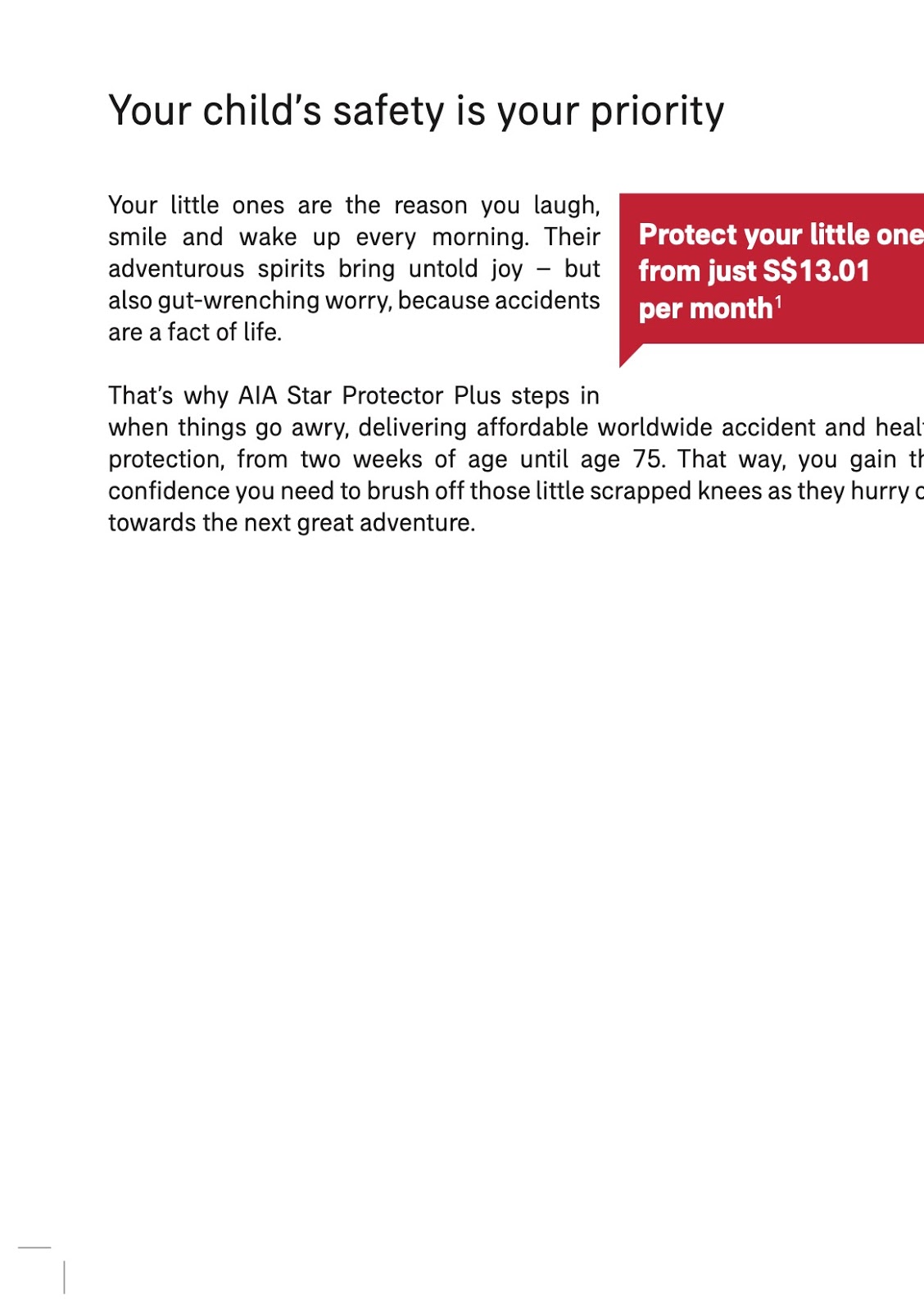 Insurance Brochure: AIA STAR PROTECTOR PLUS