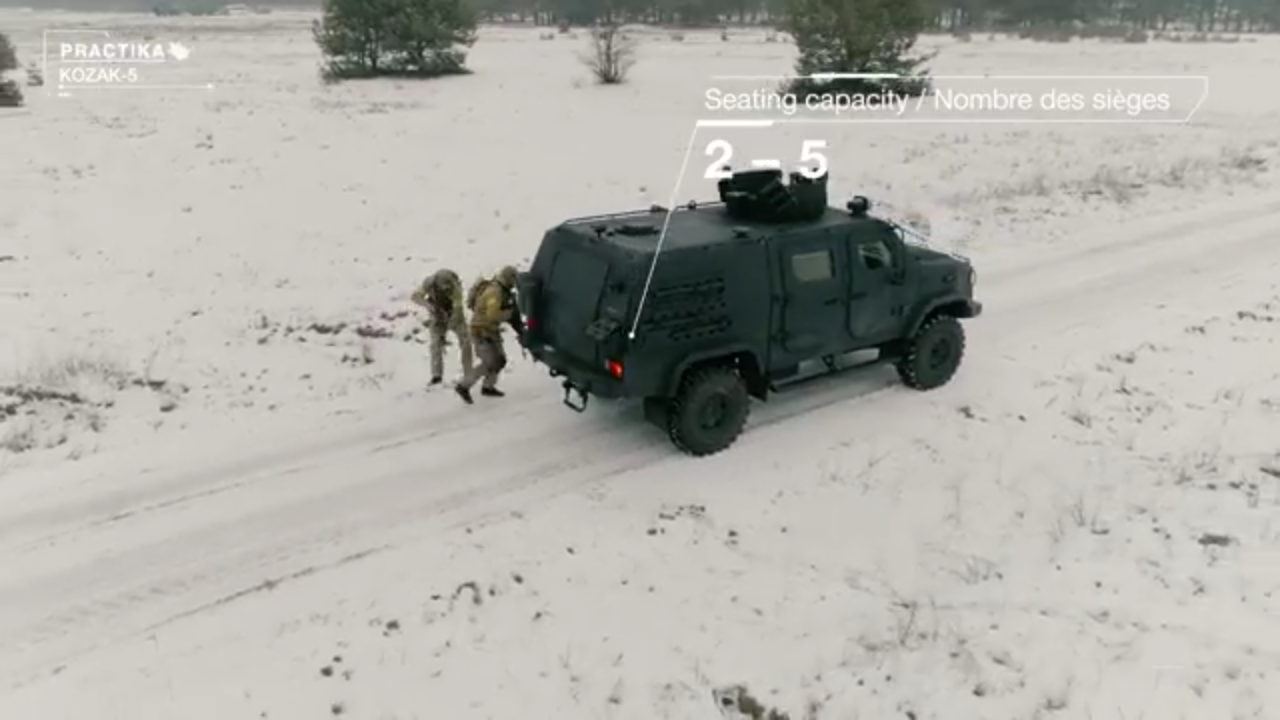 Glavcom: Practika Kozak-5 Ukrainian armored vehicle