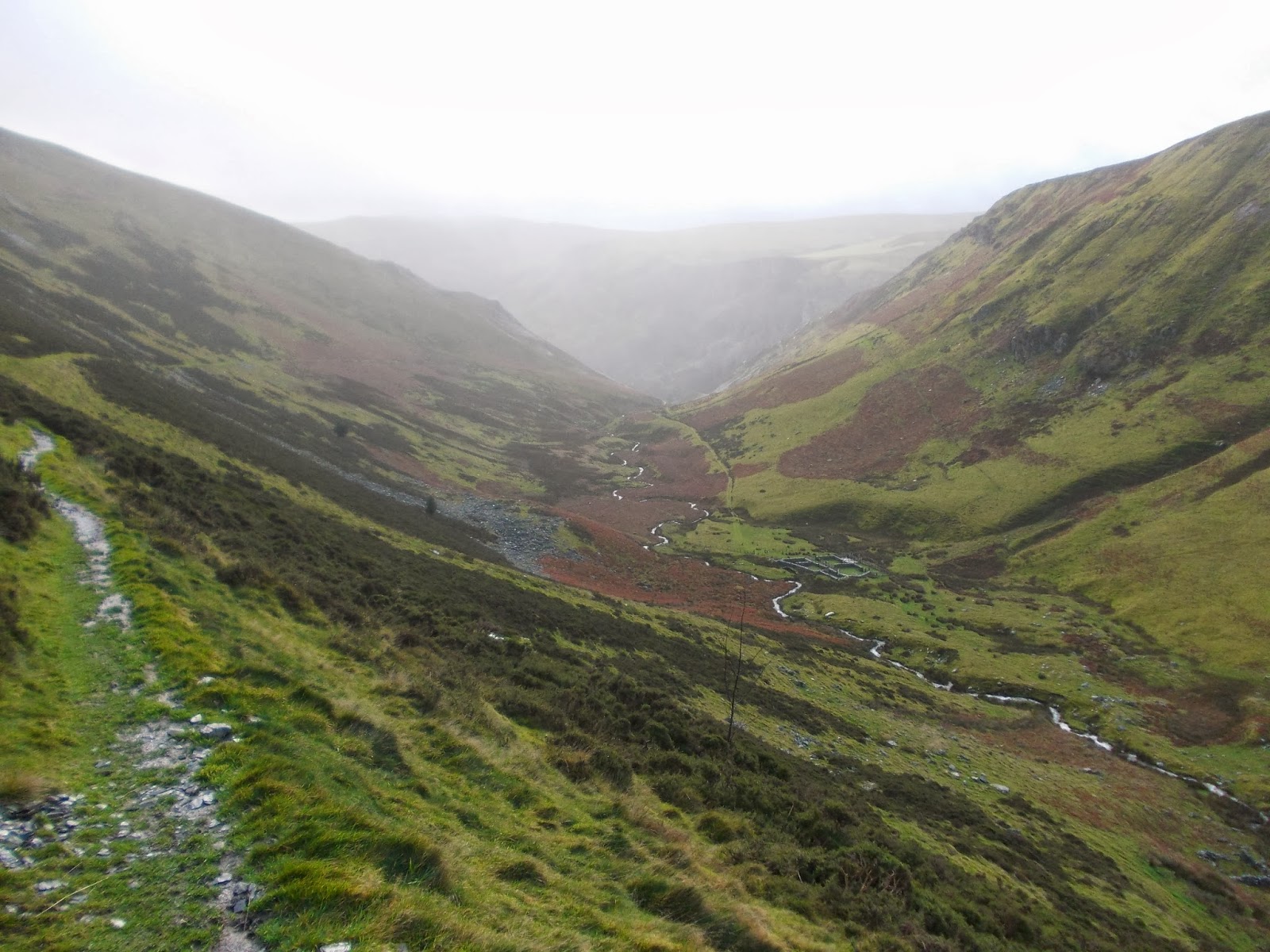 Obsessed: Berwyn, Cadair Berwyn And Moel Sych From Pistyll Raeadr.