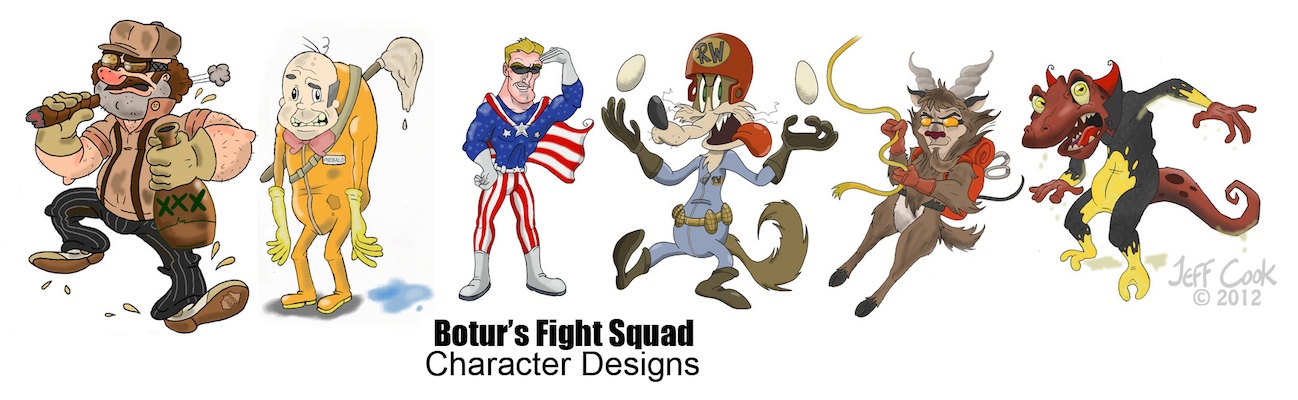 Jeff Cook and the Cartoons: Botur's Fight Squad