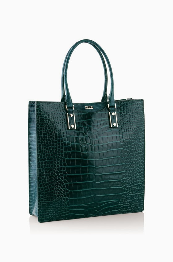 In Love with… Hugo Boss green croc handbags - Strawberry Leopard