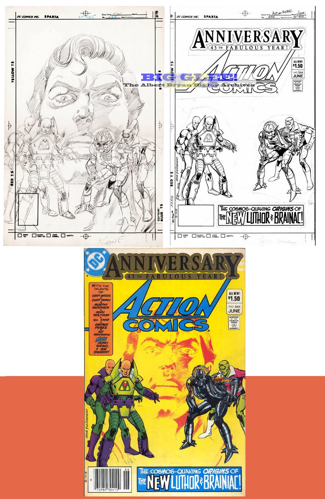 The Dork Review: Lex Luthor & Brainiac Early 80's Re-Design