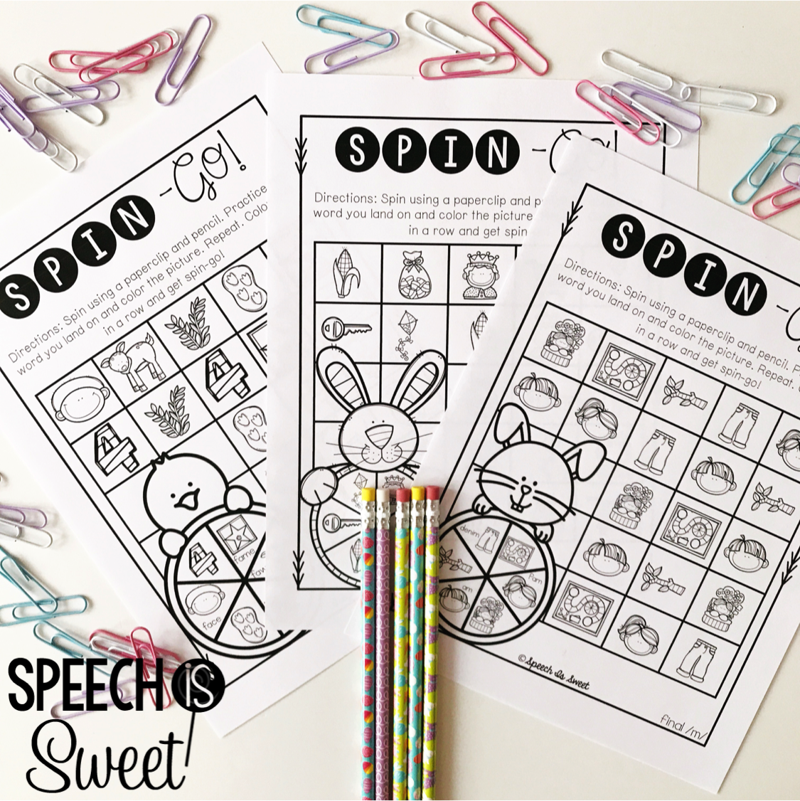 Easter Theme in Speech Therapy! - Speech is Sweet