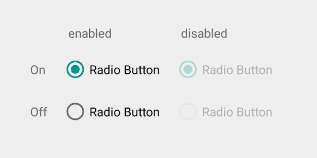 Radio Button : Material Design Tips