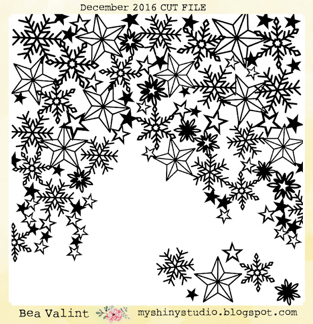 Bea Valint: DECEMBER CUT FILE - SNOW-LACE