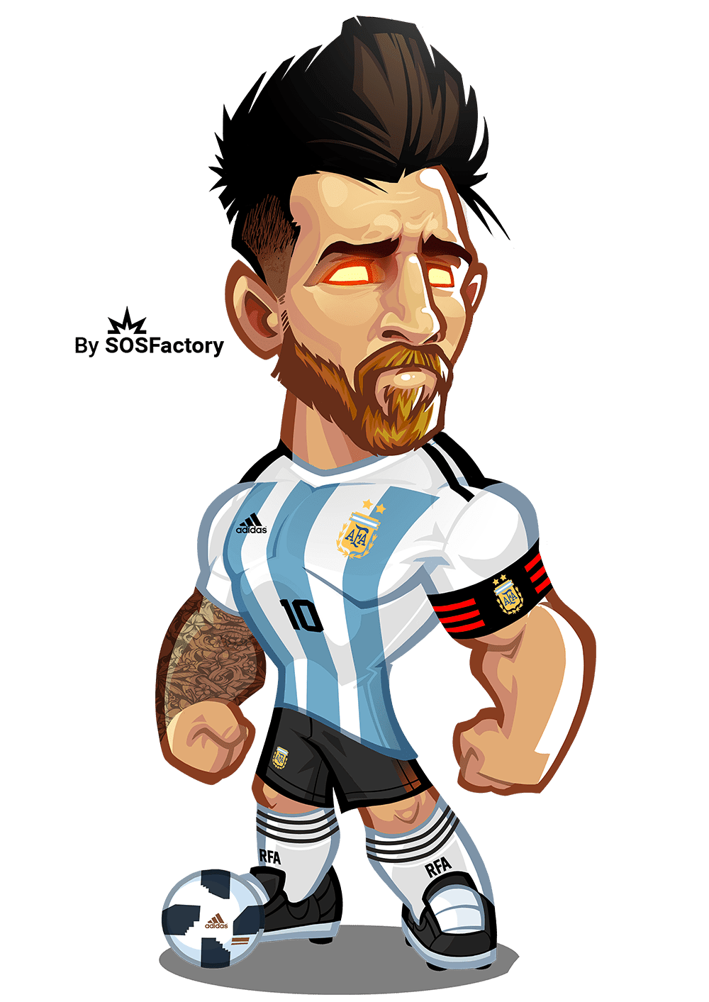 CARICATURAS DE LOS MEJORES JUGADORES DEL MUNDIAL RUSIA 2018 POR ...