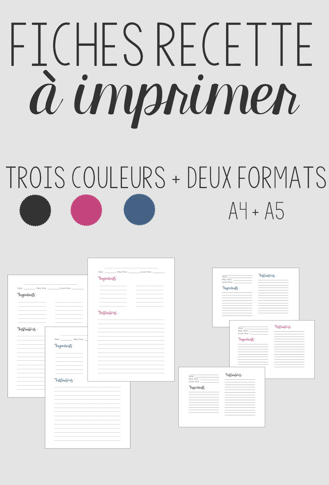 À Imprimer : Fiches Recette | A Cup of Sprinkles | Recettes de desserts ... À Imprimer : Fiches Recette | A Cup of Sprinkles | Recettes de desserts ...