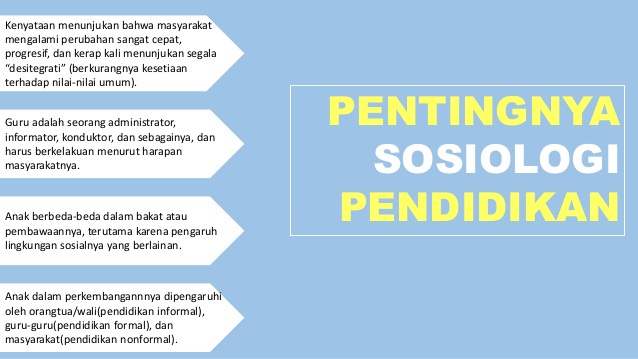 PENGURUSAN PEMBELAJARAN (KPS3014): TOPIK 1: SOSIOLOGI DAN PENDIDIKAN