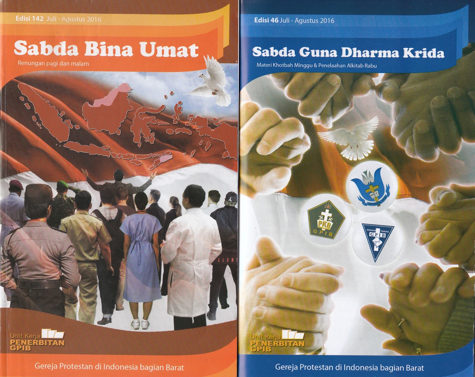 SBU | Sabda Bina Umat GPIB | Edisi 142 | Juli - Agustus 2016 | Cover ...