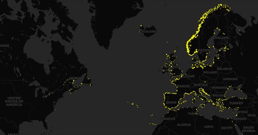 Maps Mania: The Flashing Lighthouse Map