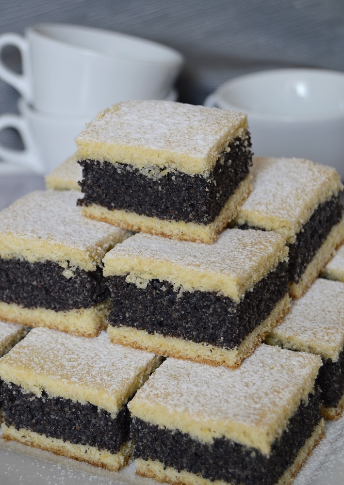 Citromhab: Mákos kocka