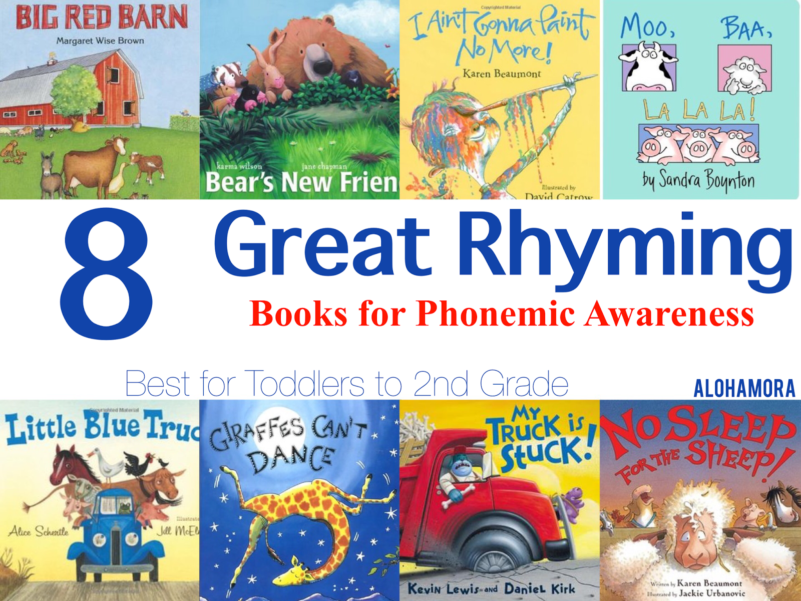 Alohamora Open A Book 8 Great Rhyming Books For Phonemic Awareness Alohamora Open A Book 8 Great Rhyming Books For Phonemic Awareness