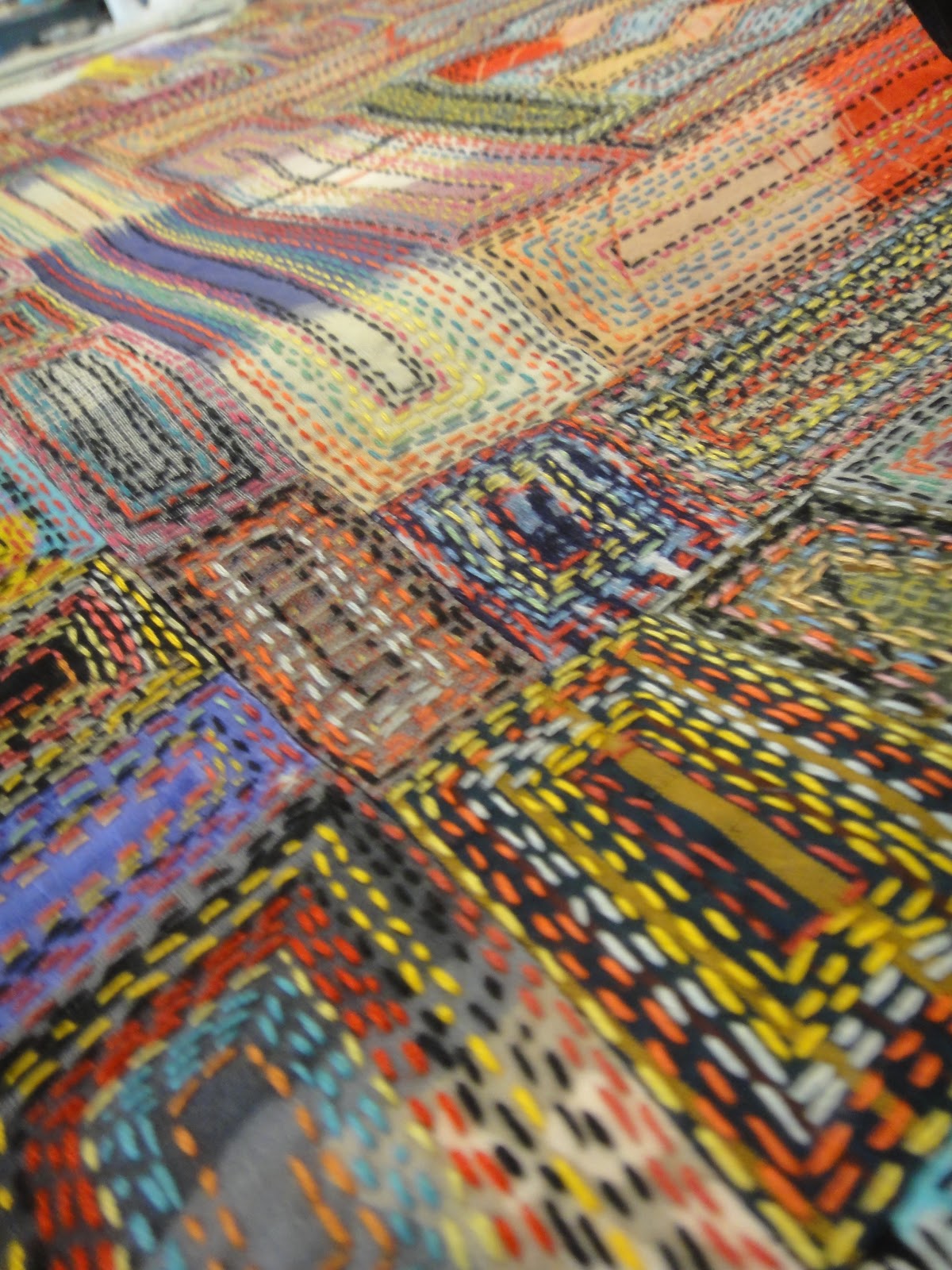 Surface Design Association-Texas: Mary Ruth Smith stitching workshop in ...