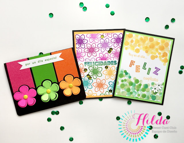 SWEET CARD CLUB: RETO 95 COLORES NEON!!!