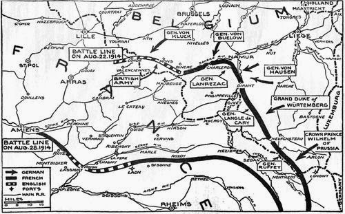 Horsforth Museum: Ernest Harrison and the battle of Mons 1914