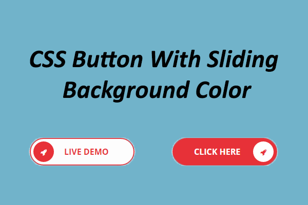 CSS Button With Sliding Background Color | smartpik4