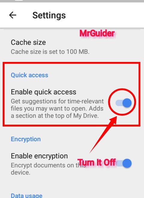 Google drive remove quick access - ismfoo