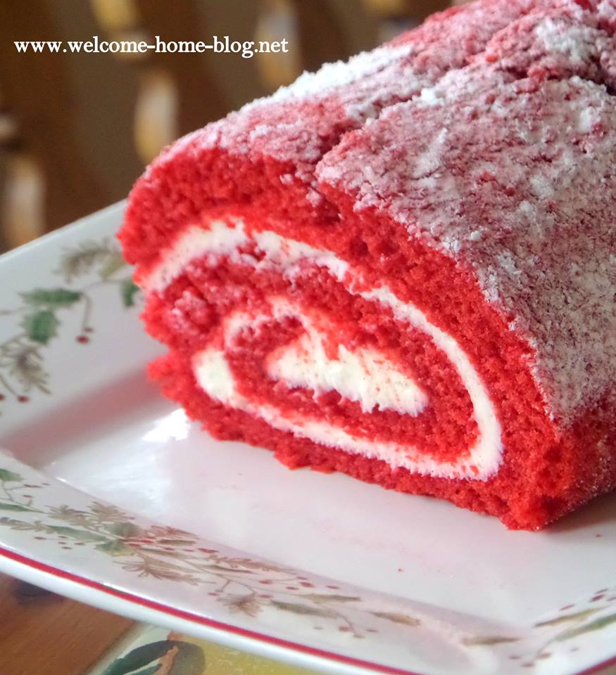 Welcome Home Blog: Red Velvet Cake Roll