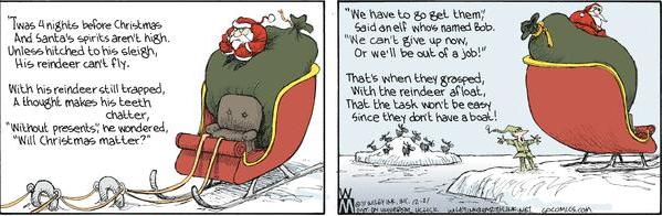 OUR ETERNAL STRUGGLE: "NON SEQUITUR" CHRISTMAS EDITION