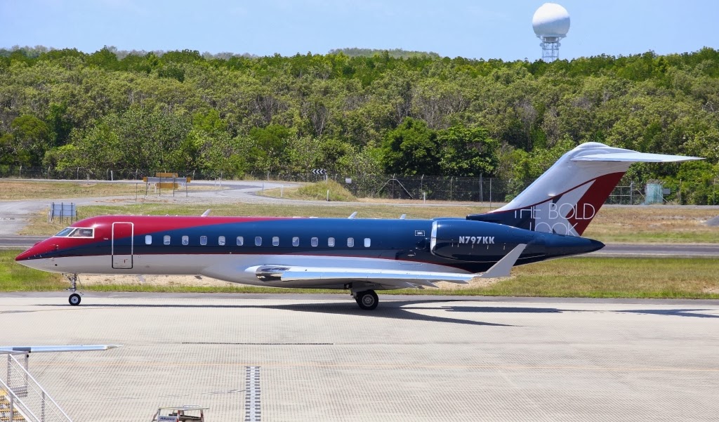 Far North Queensland Skies: Kohler Co Global Express N797KK