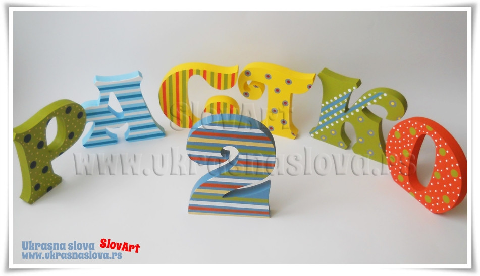 Slova za slatki sto : SlovArt - Ukrasna slova | Ramovi | Satovi | Zidne ...