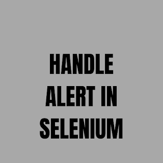 How to handle Alerts/Pop-ups in selenium WebDriver | Selenium WebDriver tutorial - Selenium Tutorial