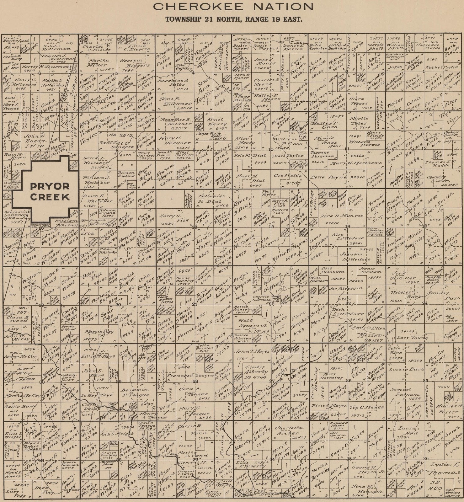 Places to Search for Ancestors: *****(Mayes County, OK)***** Cherokee ...