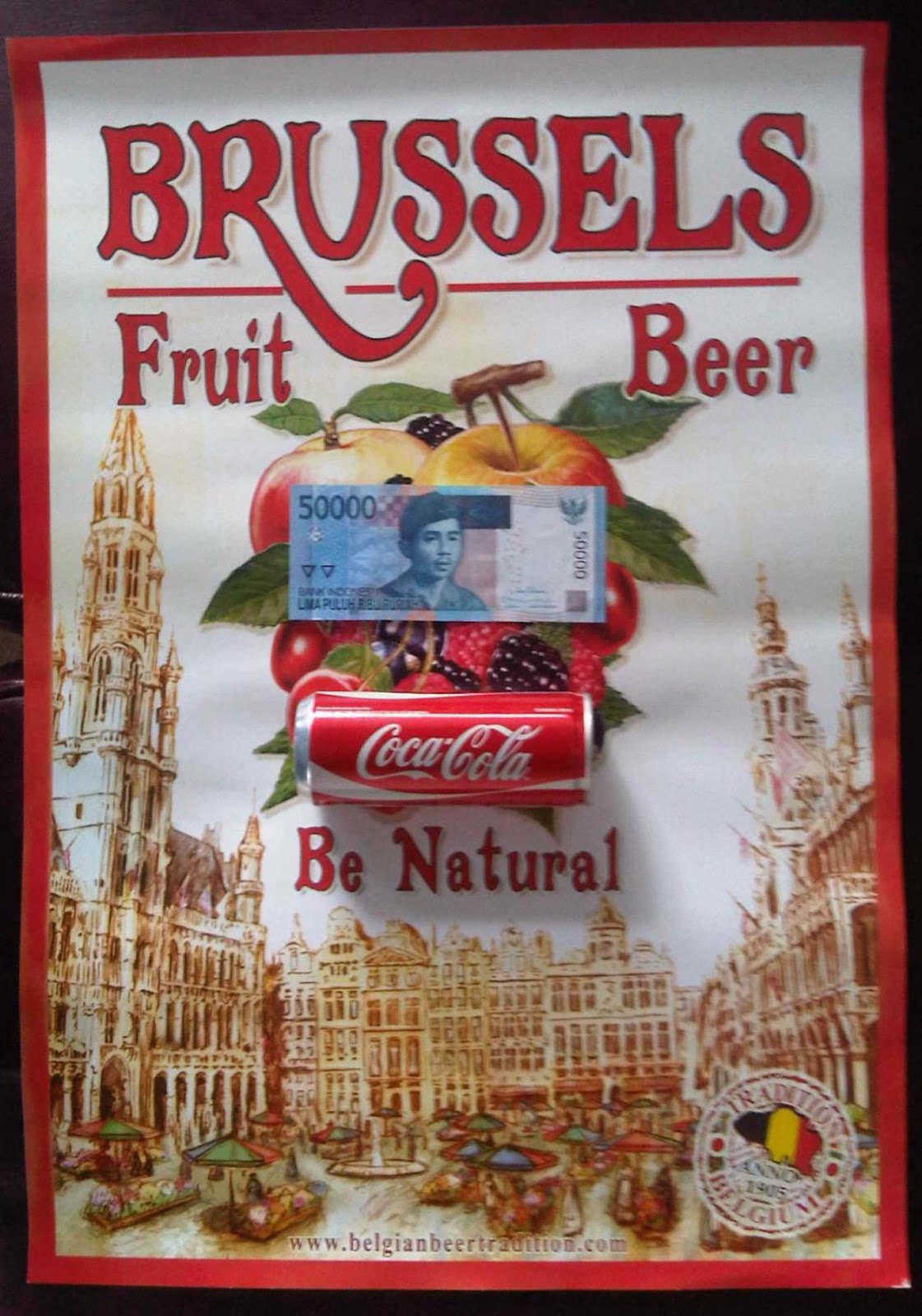 Koleksi Tempo Doeloe: Untuk kolektor iklan, 2 bh. Iklan Bier ukuran ...