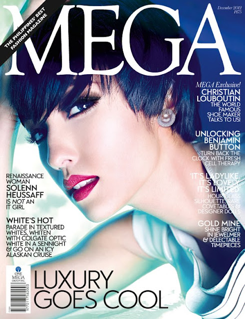Turtz on the Go: Solenn Heussaff Covers MEGA Magazine December 2012 Issue