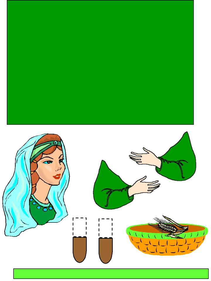 MANUALIDADES PARA LA ESCUELA DOMINICAL: Ruth y Noemi