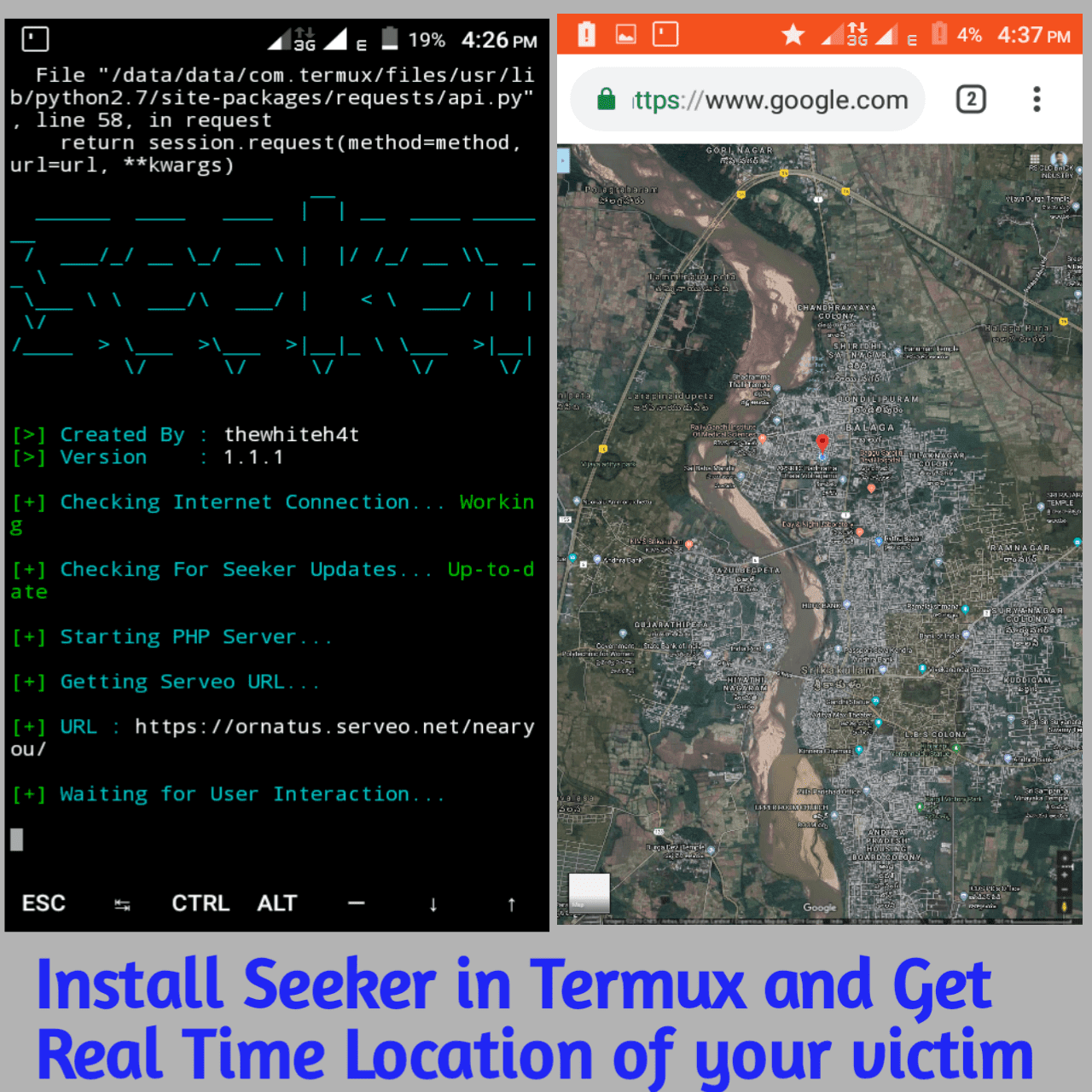 Track Location Using Termux Updated Techncyber