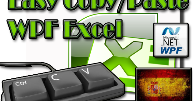 WPF Copy/Paste Excel Fácil